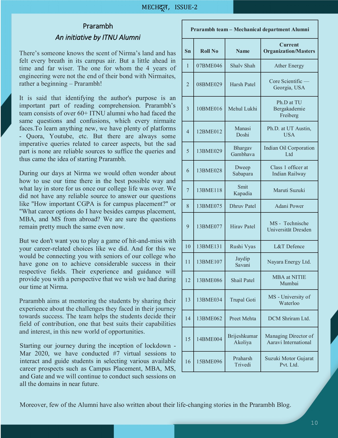 Mechdoot Issue2 April 2021 - rudresh.makwana - Page 11 | Flip PDF Online | PubHTML5