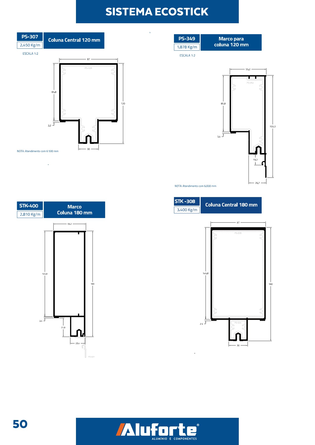 catalogo vs perfil Atualizado 2022 - Aluforte Alumínio - Page 50 | Flip PDF Online | PubHTML5