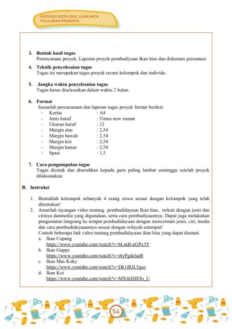 Dokumen Inspirasi Contoh Soal Ujian Prakarya - Sitti Inniyah - Halaman ...