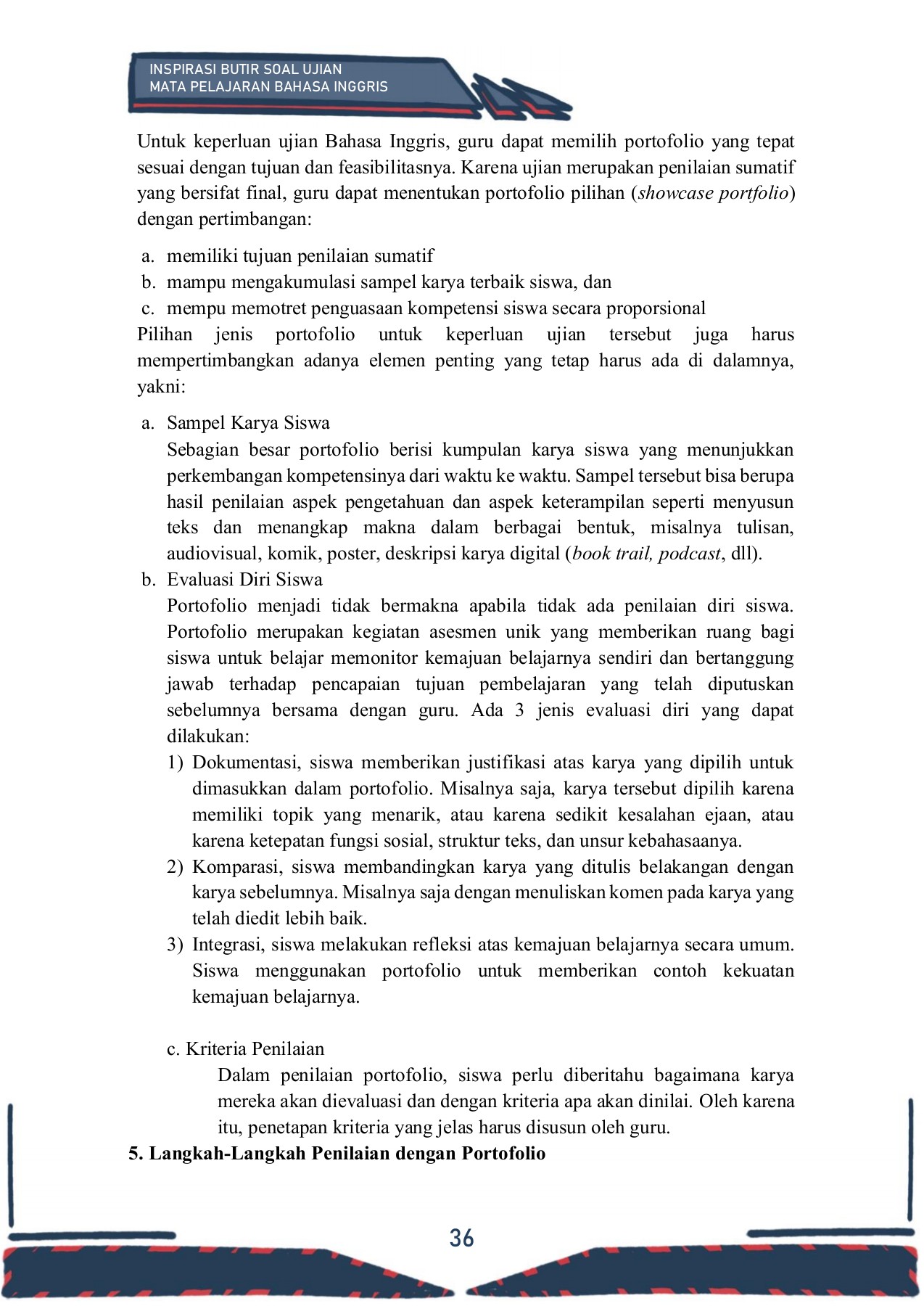 Dokumen Inspirasi Contoh Soal Ujian B. Inggris - Sitti Inniyah - Muka ...