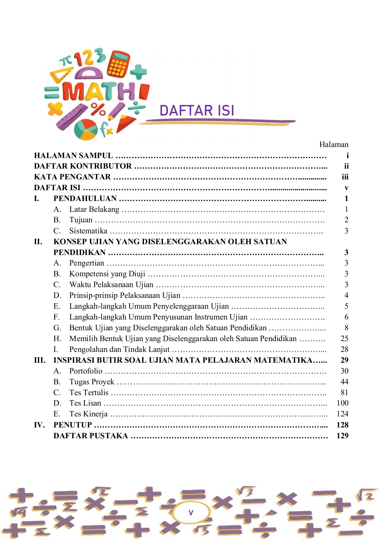 Dokumen Inspirasi Contoh Soal Ujian Matematika - Sitti Inniyah ...