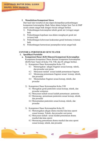 Dokumen Inspirasi Contoh Soal Ujian Seni Budaya - Sitti Inniyah ...