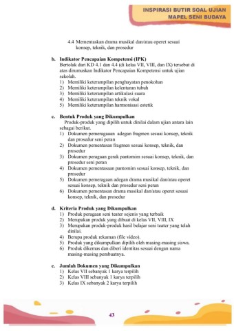 Dokumen Inspirasi Contoh Soal Ujian Seni Budaya - Sitti Inniyah ...