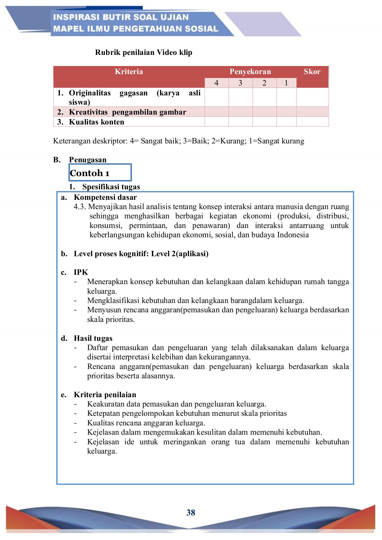 Dokumen Inspirasi Contoh Soal Ujian IPS - Sitti Inniyah - Halaman 46 ...