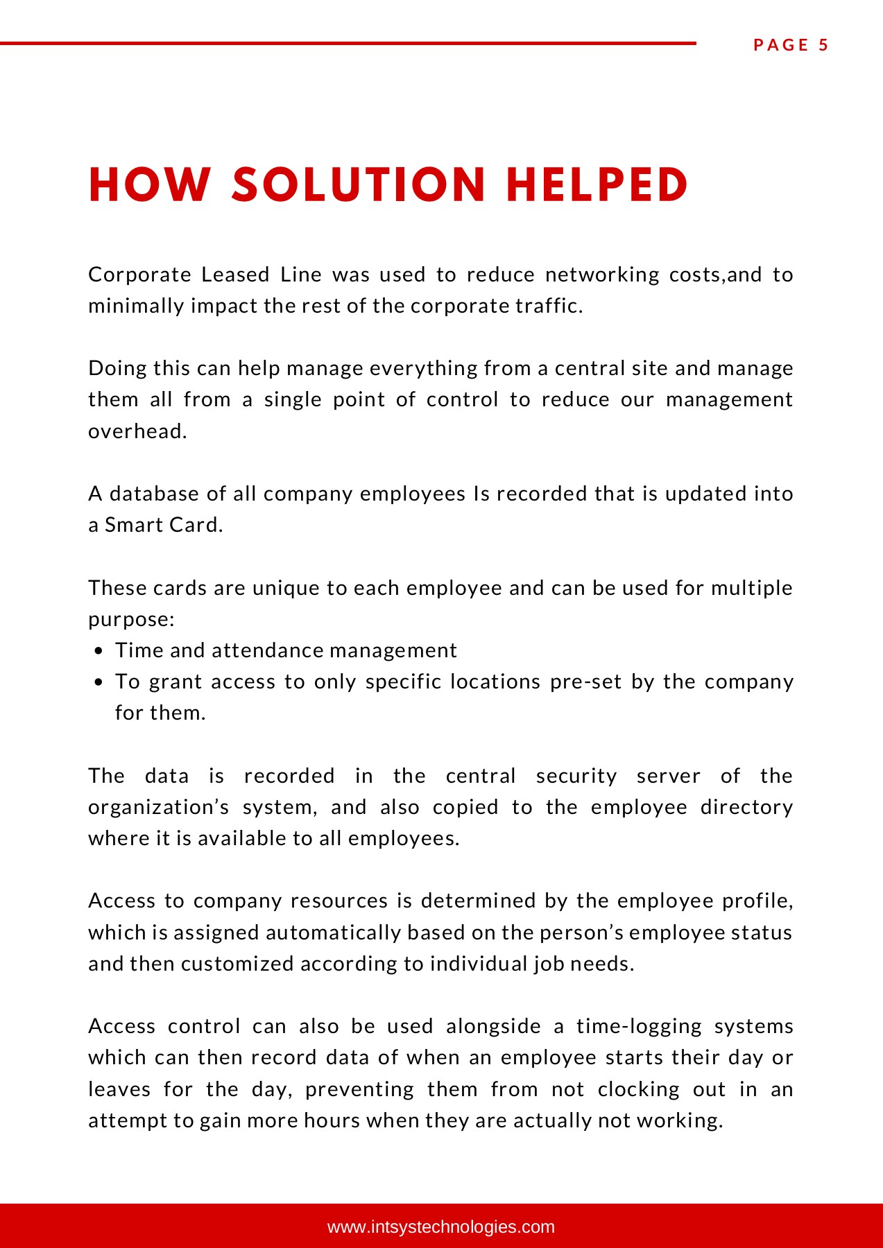 Access Control System - Case Study - Intsys Technologies Pvt. Ltd ...