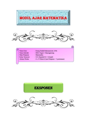 modul ajar matematika sma - Didik Sumardiyanto - Page 4 | Flip PDF Online | PubHTML5