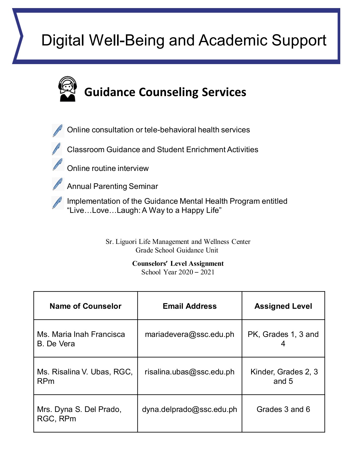 GS - Program Guide AY 2020-2021 v.1 - louise alvarez - Page 65 | Flip ...