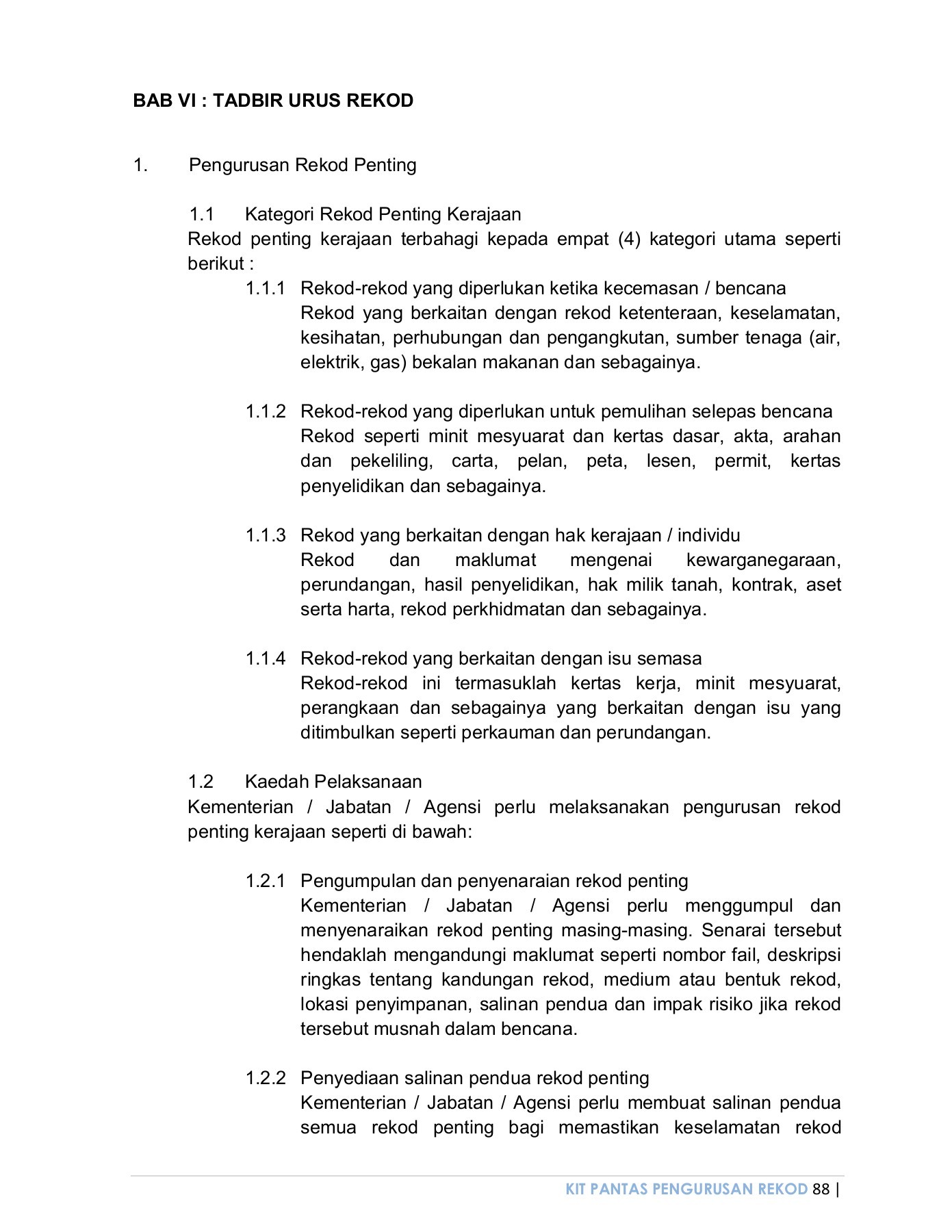 Kit Pantas Panduan Pengurusan Rekod MOF - zainihussain7505 - Muka Surat ...