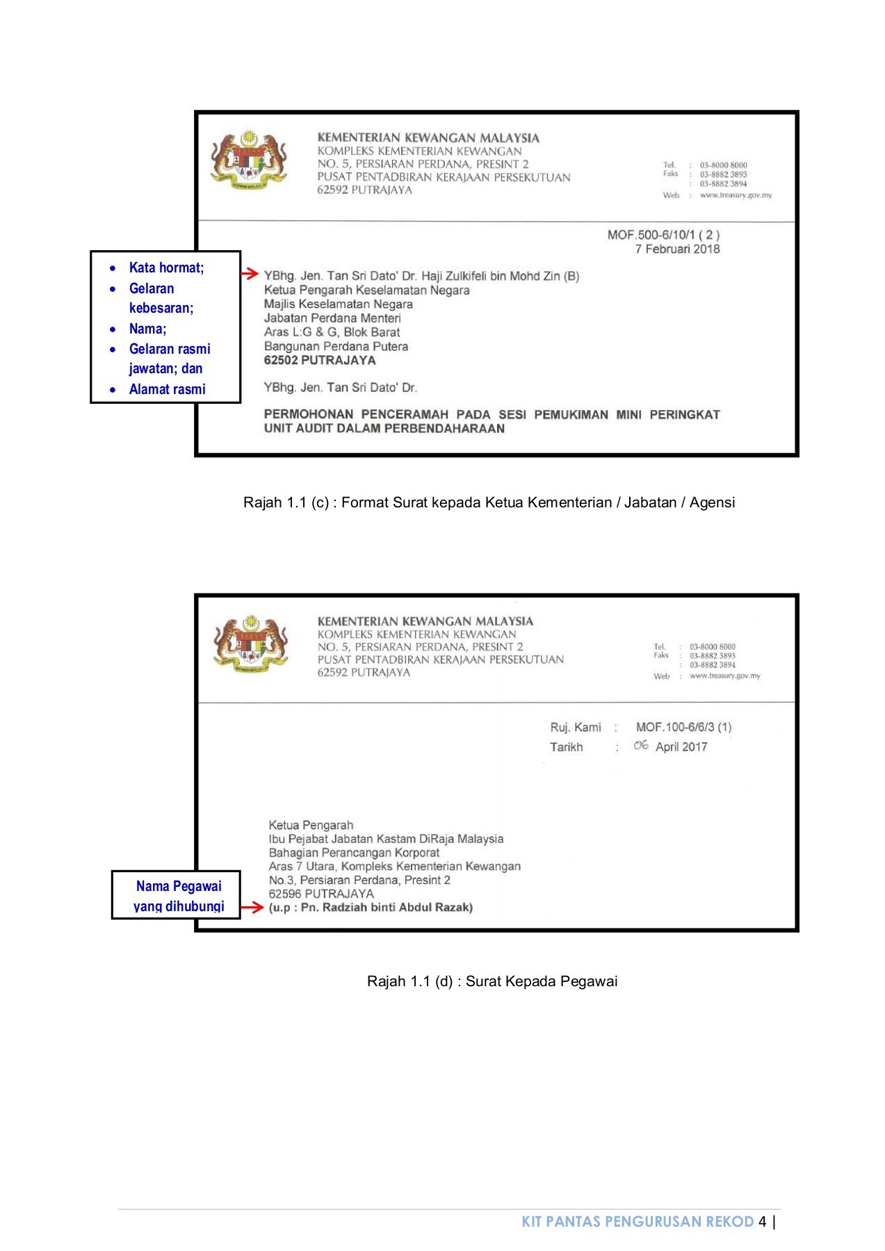 KIT PANTAS PENGURUSAN REKOD KEMENTERIAN KEWANGAN MALAYSIA ...