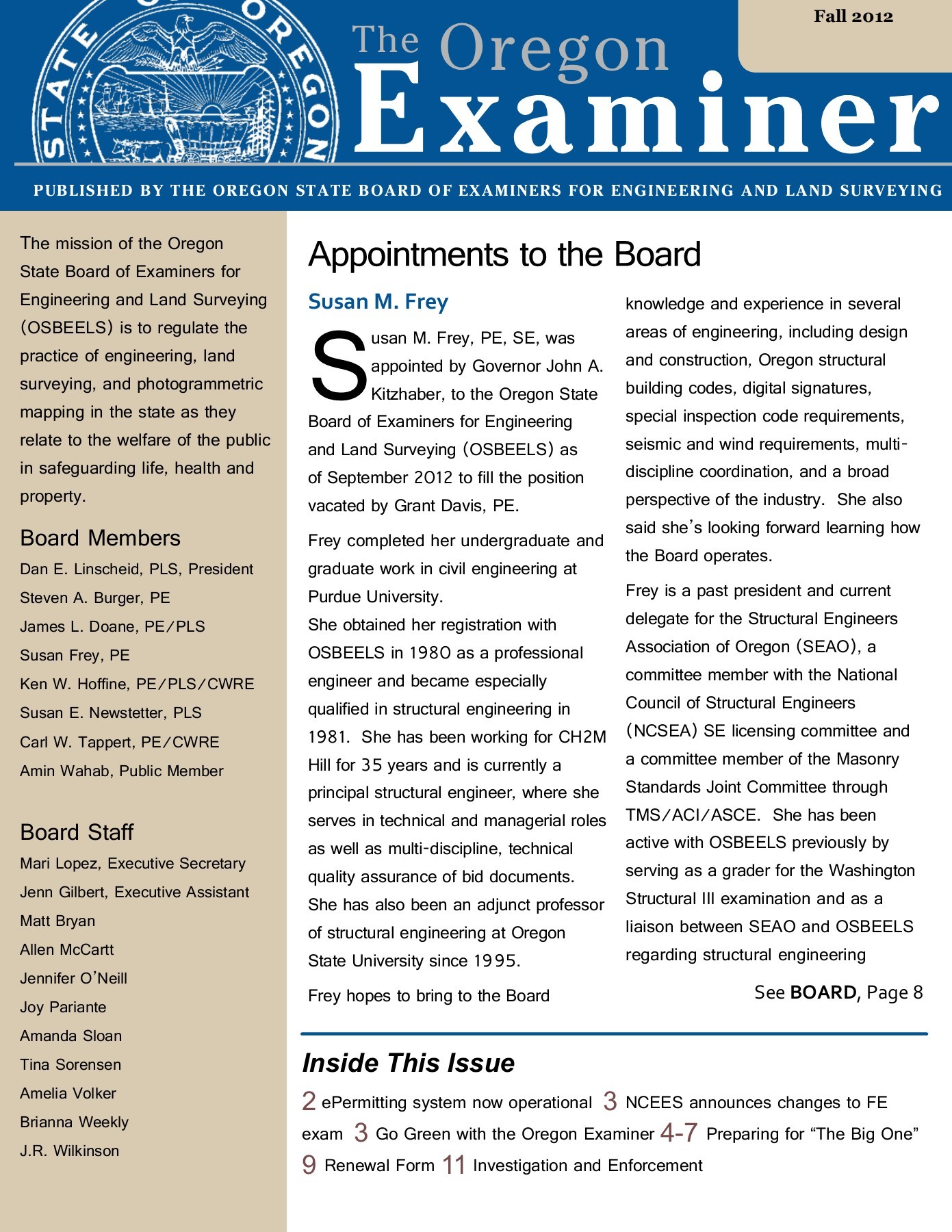 2012 Fall // OSBEELS: The Oregon Examiner - VanNormanK - Page 1 - 12 ...