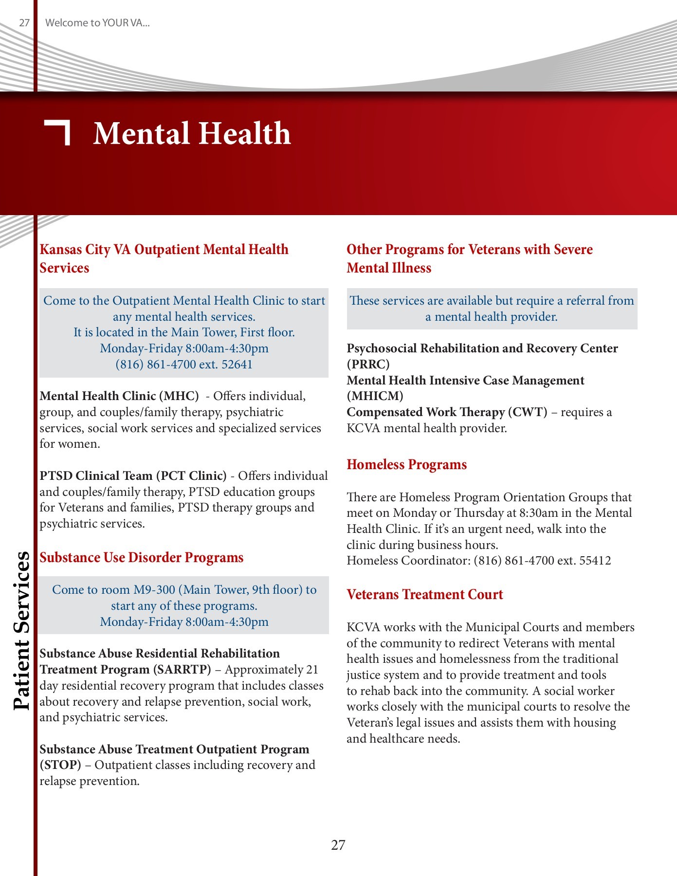 VA Medical Center Patient Handbook - cmedved07 - Page 27 | Flip PDF ...
