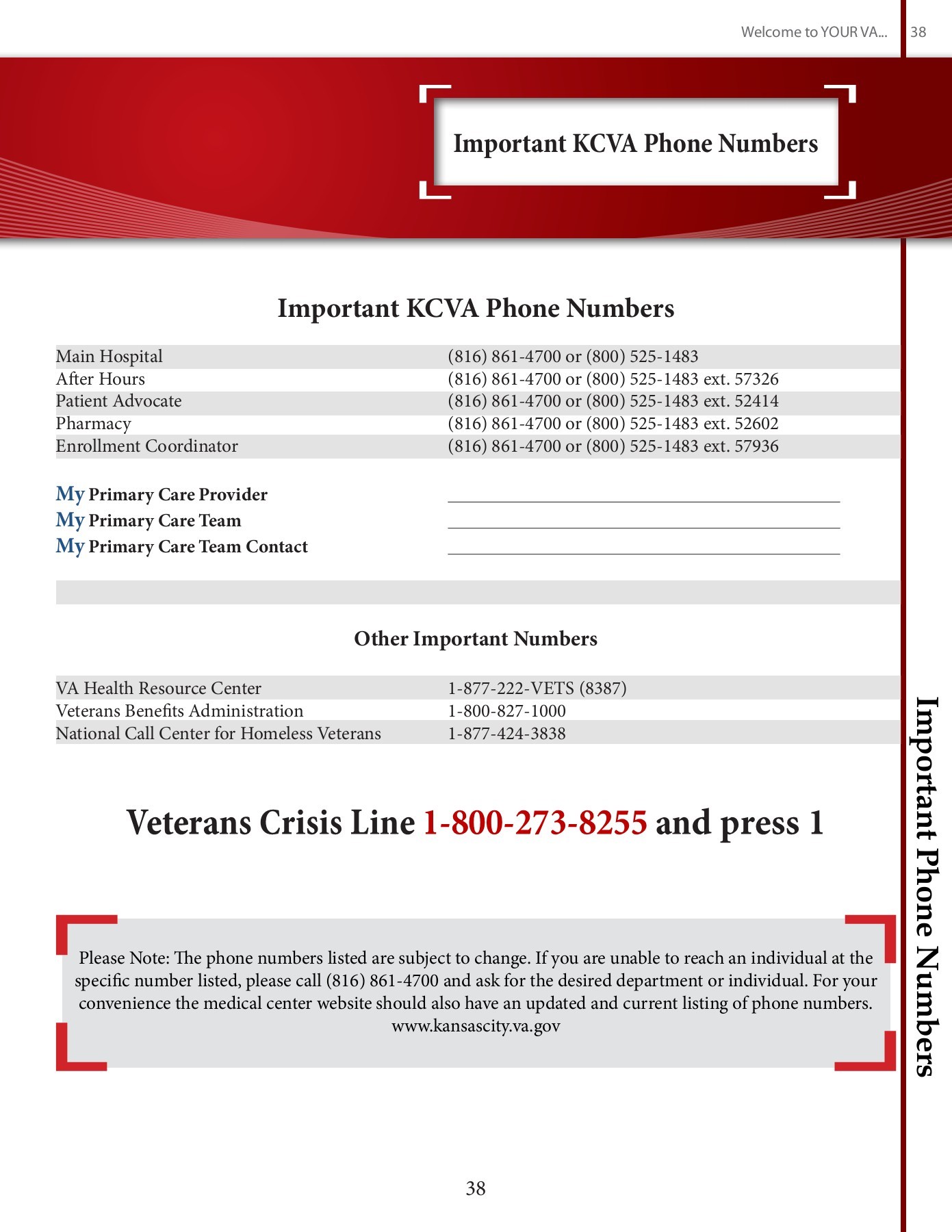 VA Medical Center Patient Handbook - cmedved07 - Page 38 | Flip PDF ...