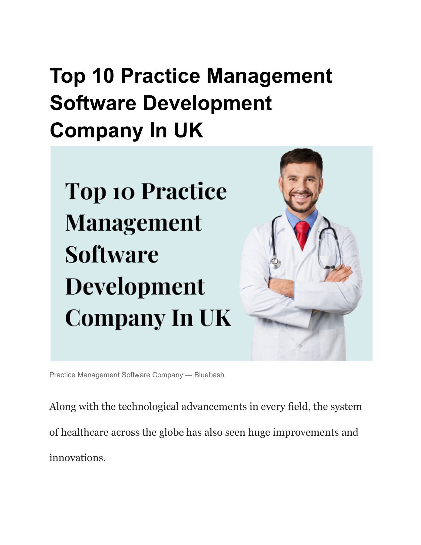 Top 10 Practice Management Software Development Company In UK ...