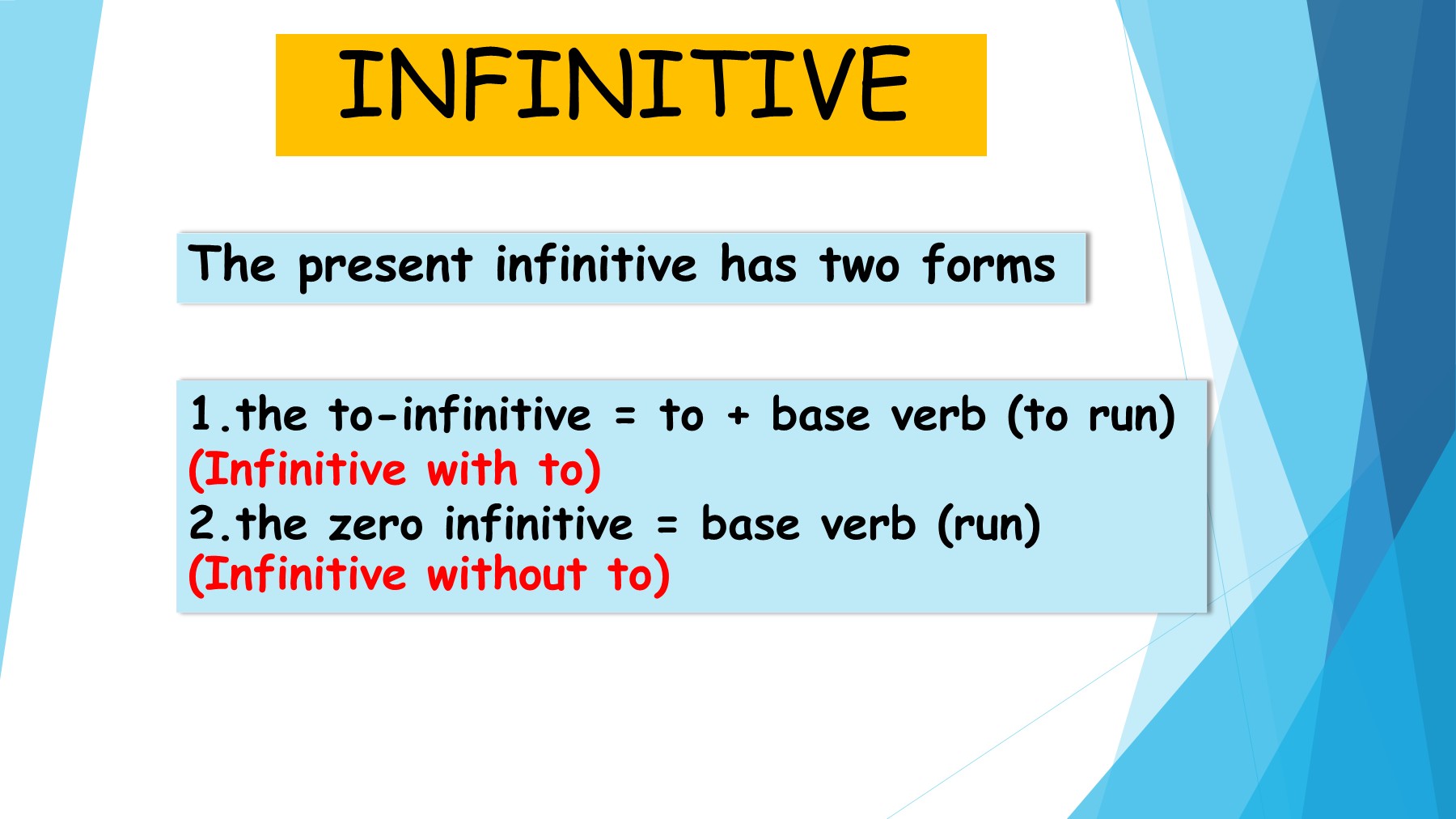 Infinitives - nasmi592543 - Page 1 - 11 | Flip PDF Online | PubHTML5