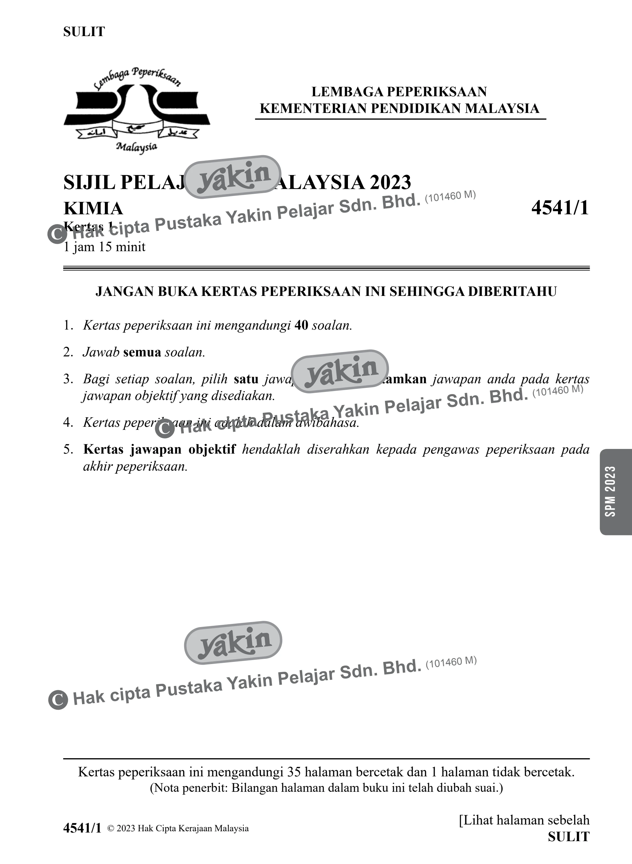 7. KSS SPM 2021-2024_Kimia - Pustaka Yakin Pelajar - Muka Surat 2 | Membalik PDF Dalam talian ...