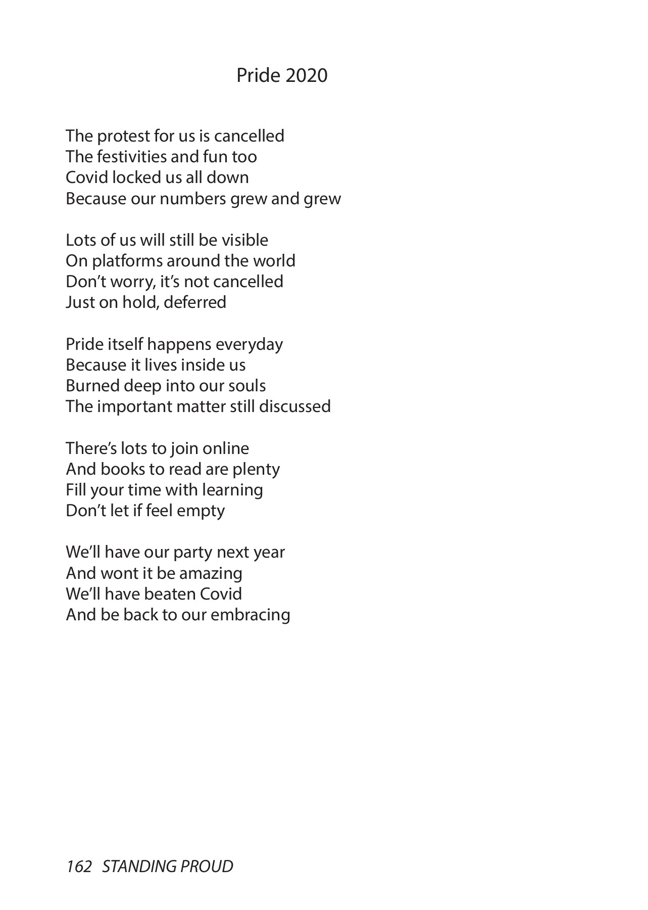 Standing Proud 2021 - holly - Page 162 | Flip PDF Online | PubHTML5