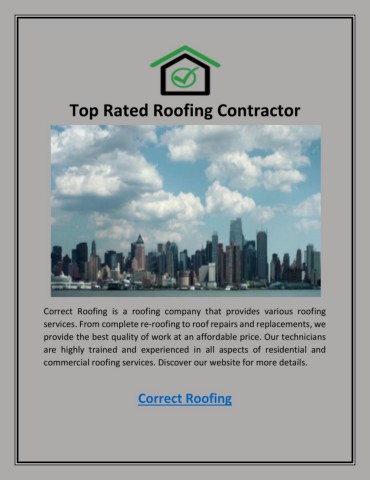 Top Rated Roofing Contractor
