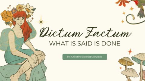 Dictum Factum