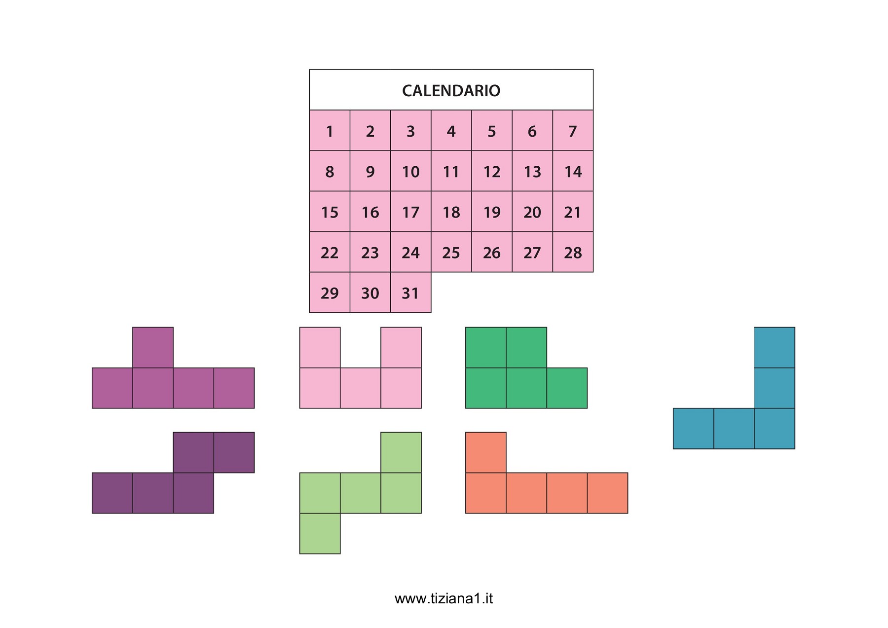calendario pentamino - antonella paolini - Pagina 1 - 2 | PDF in linea ...