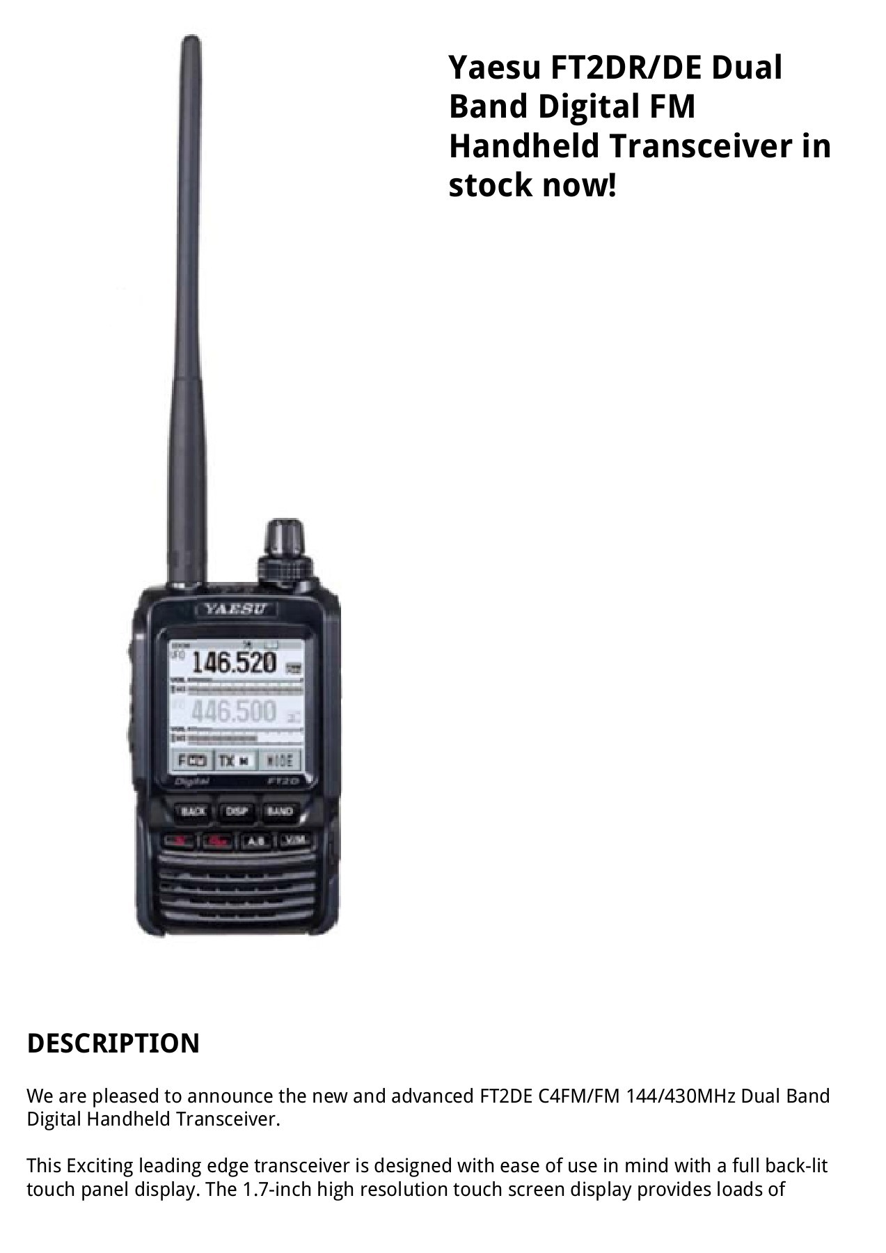 Digital Ham Radio - radioworld796 - Page 1 - 2 | Flip PDF Online | PubHTML5