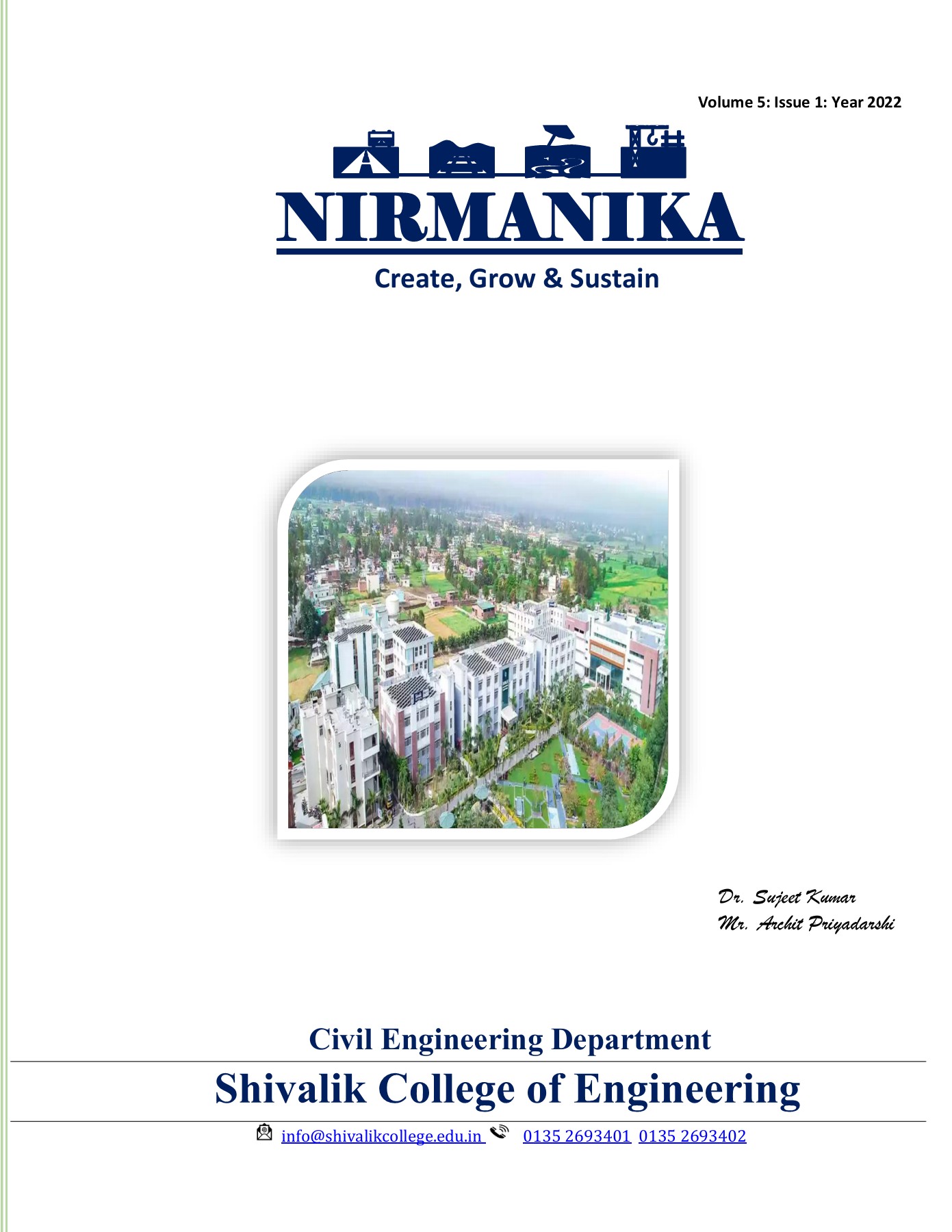 Nirmanika issue 1 - Dr. Sujeet Kumar - Page 1 - 31 | Flip PDF Online | PubHTML5