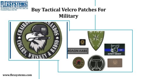 Buy Tactical Velcro Patches For Military Events