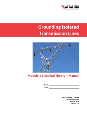 Electrical Theory of Grounding Module 1 - leterbuck1910 - Page 1 - 54 ...