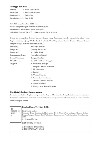 Tetangga Baru Beki - SD NEGERI 1 TAMANREJO - Page 4 | Flip PDF Online | PubHTML5