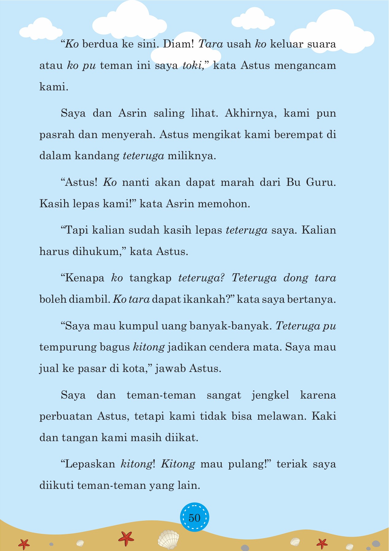 Deli dan Teteruga Kampung Bahari - SD NEGERI 1 TAMANREJO - Page 58 ...