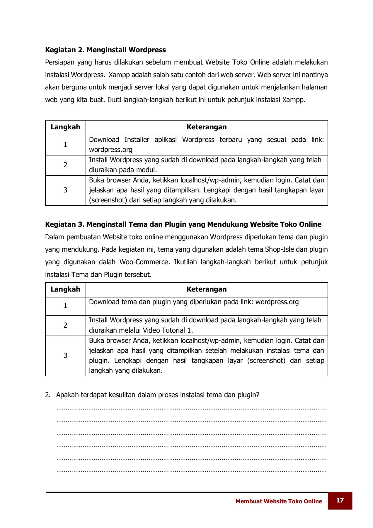 Modul Membuat Website Toko Online - woonkimi - Halaman 21 | PDF Online ...