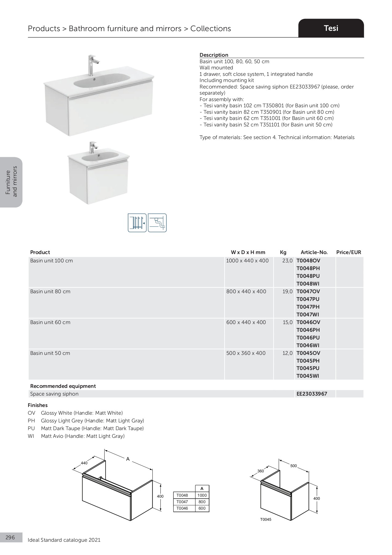 Ideal Standard Catalogue 2021_compressed - AKVA PLANET - Page 298 ...