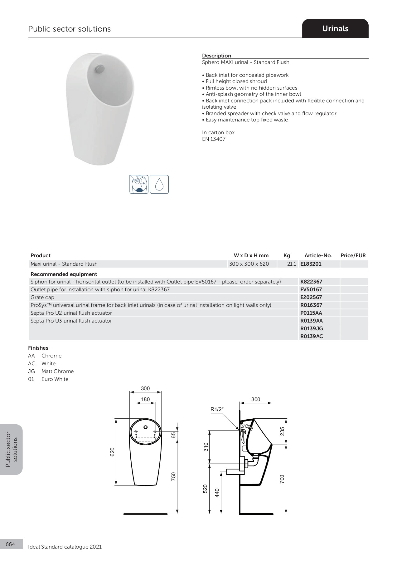 Ideal Standard Catalogue 2021_compressed - AKVA PLANET - Page 666 ...