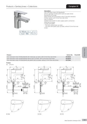 Ideal Standard Catalogue 2021_compressed - AKVA PLANET - Page 391 ...