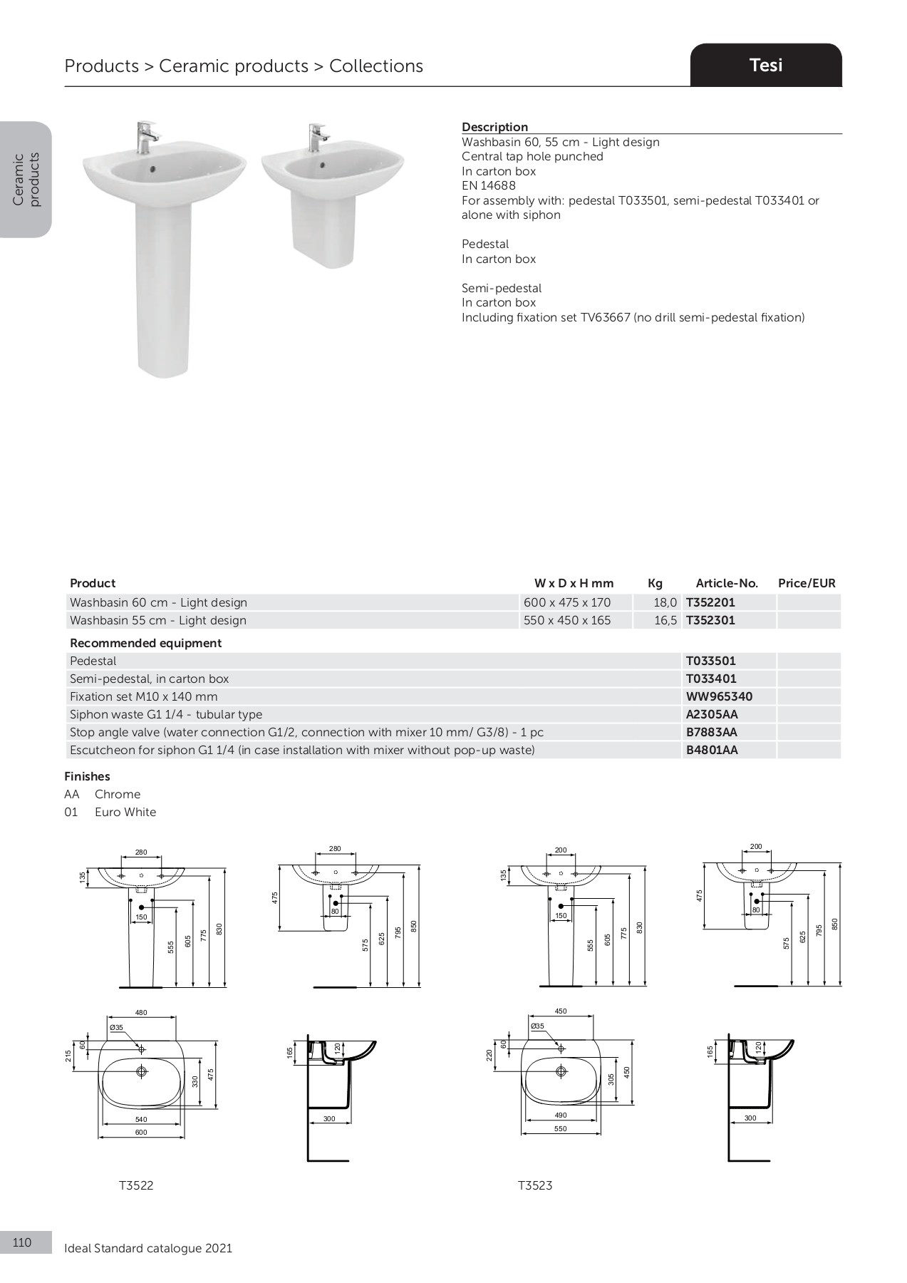 Ideal Standard Catalogue 2021 - AKVA PLANET - Page 112 | Flip PDF ...