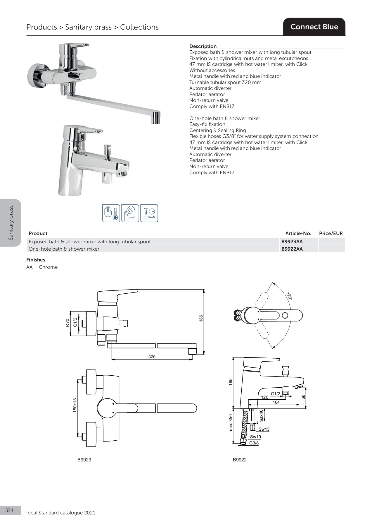 Ideal Standard Catalogue 2021 - AKVA PLANET - Page 376 | Flip PDF ...