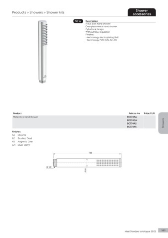 Ideal Standard Catalogue 2021 - AKVA PLANET - Page 565 | Flip PDF ...