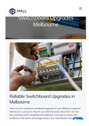 Switchboard Upgrades Melbourne