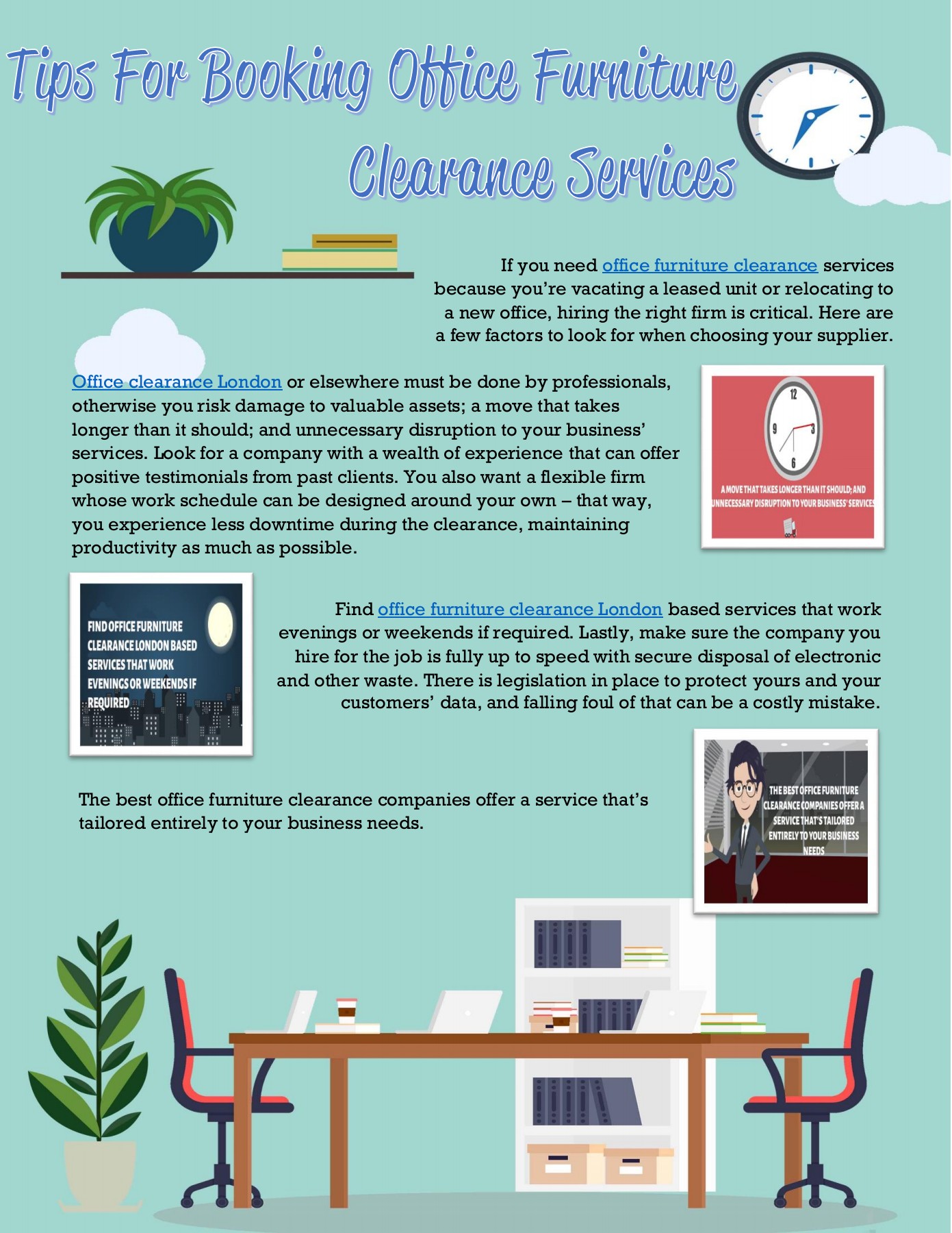 Tips For Booking Office Furniture Clearance Services - Kieren Miranda ...