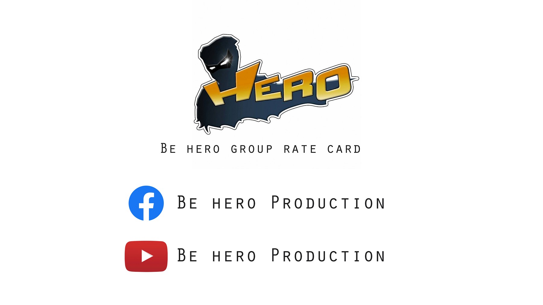 Rate Card Be HERO Group - Be Hero Production - Page 1 - 11 | Flip PDF Online | PubHTML5