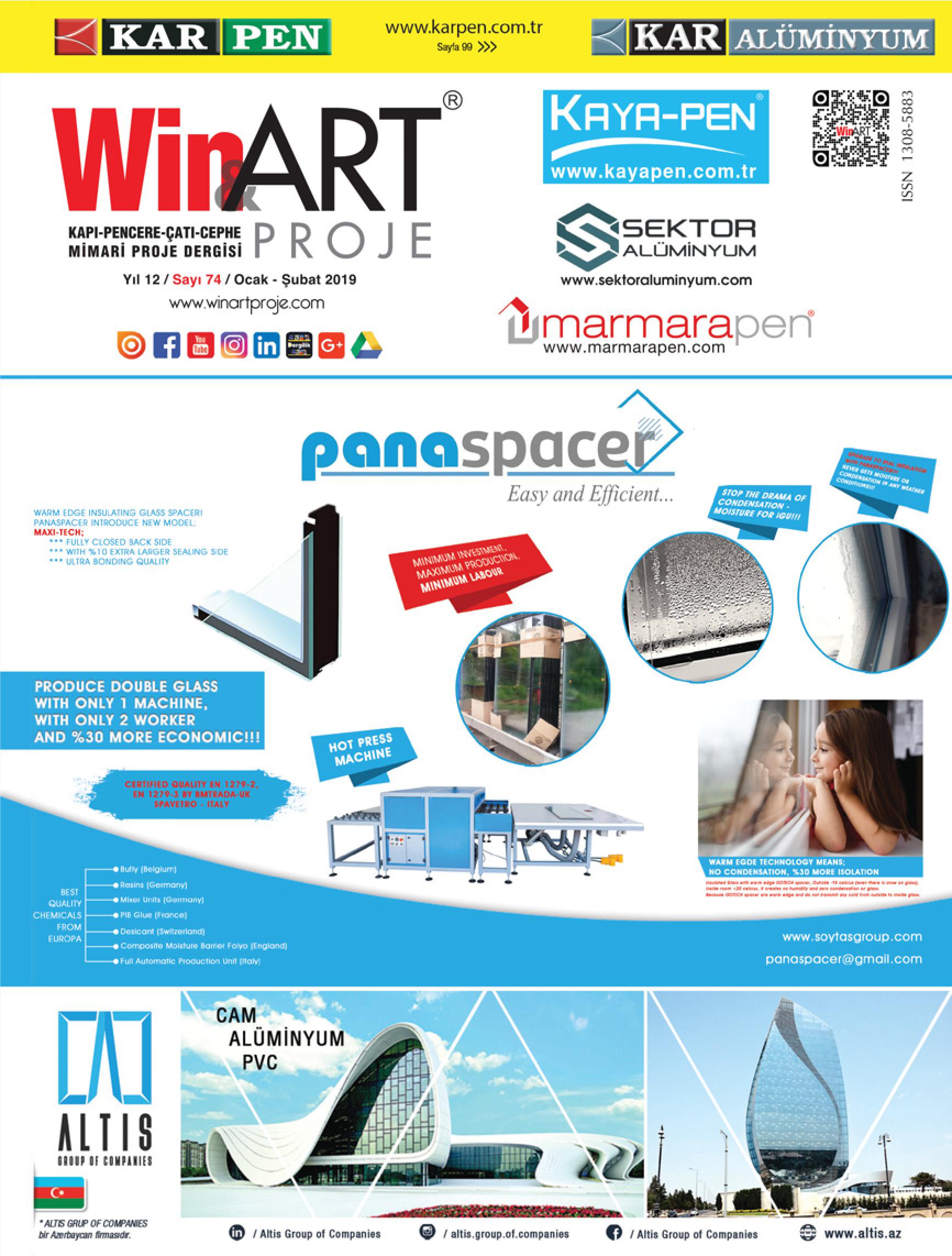 WiNART_PROJE_DERGiSi_SAYI_74 - Winart - Aluart Dergileri - Page 1 - 132 | Flip PDF Online | PubHTML5