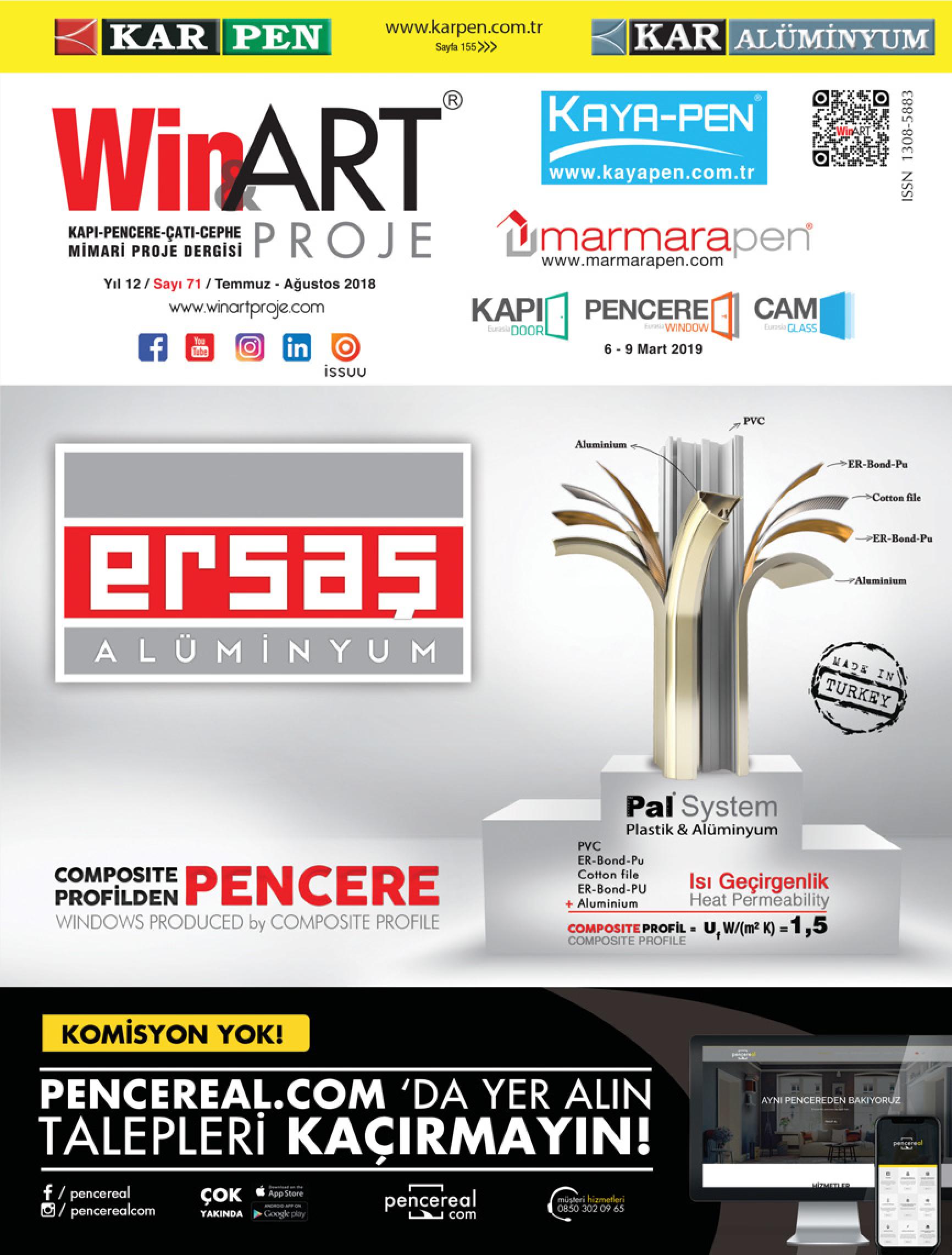 WİNART PROJE DERGiSi SAYI 71 - Winart - Aluart Dergileri - Page 1 - 172 | Flip PDF Online | PubHTML5