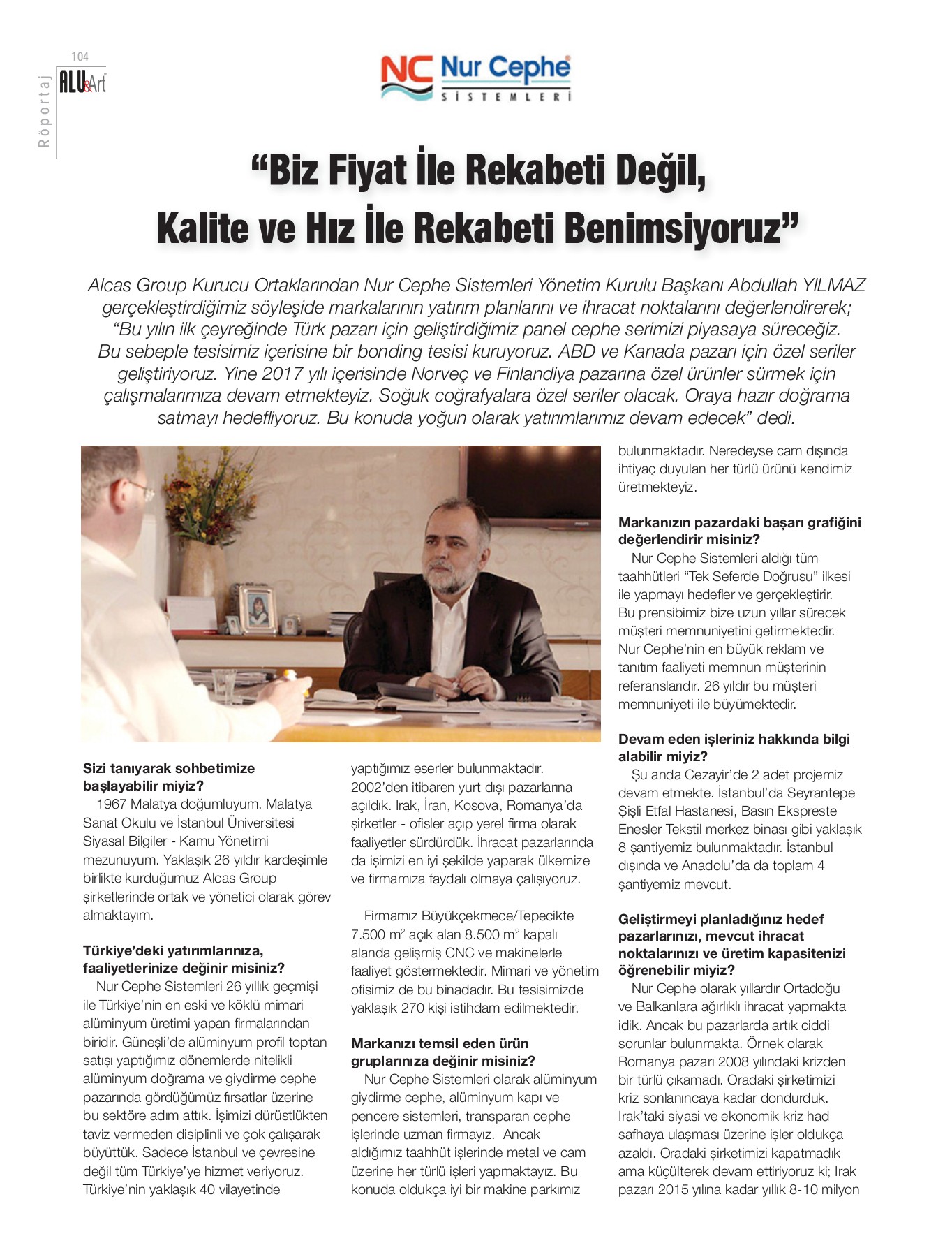 ALUART DERGİSİ SAYI 45 - Winart - Aluart Dergileri - 页 108 | 在线翻页PDF ...