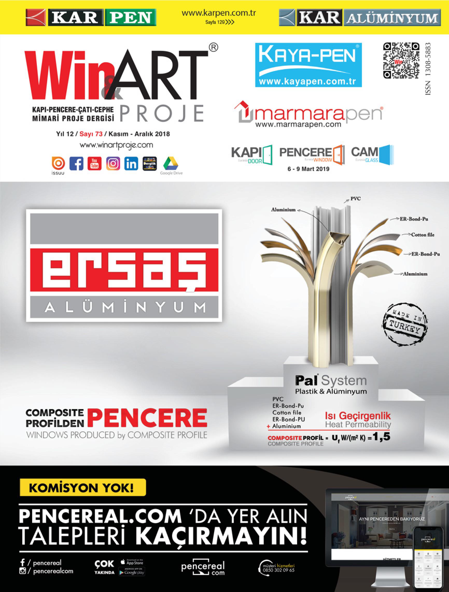 WiNART PROJE DERGiSi SAYI 73 - Winart - Aluart Dergileri - Page 1 - 156 ...