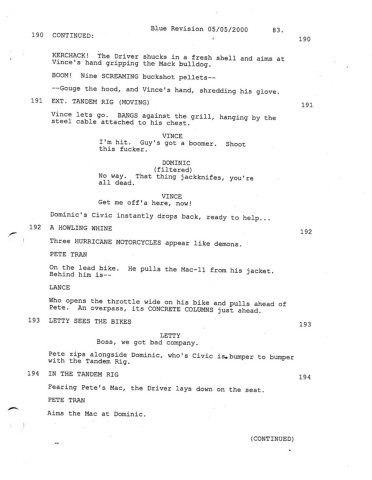 The-Fast-and-the-Furious-SCRIPT-2 - sufiyan jehni - Page 84 | Flip PDF ...
