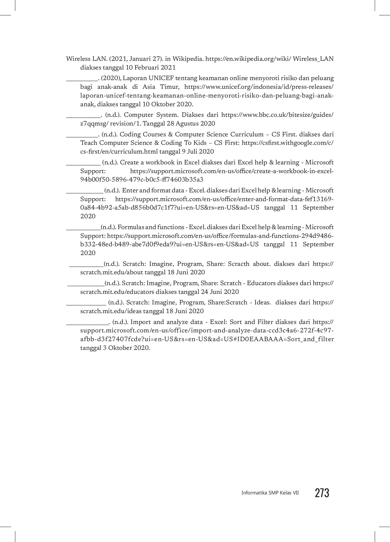 INFORMATIKA-BS-KLS VII - Hendra Karta Dijaya - Page 283 | Flip PDF Online | PubHTML5