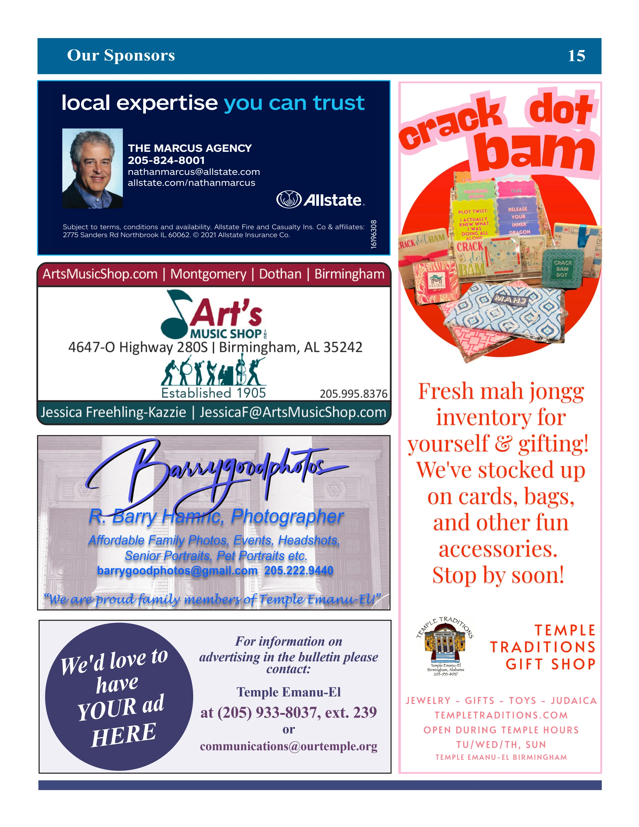 January 2026 Temple Emanu-El Bulletin - Monika - Page 15 | Flip PDF ...