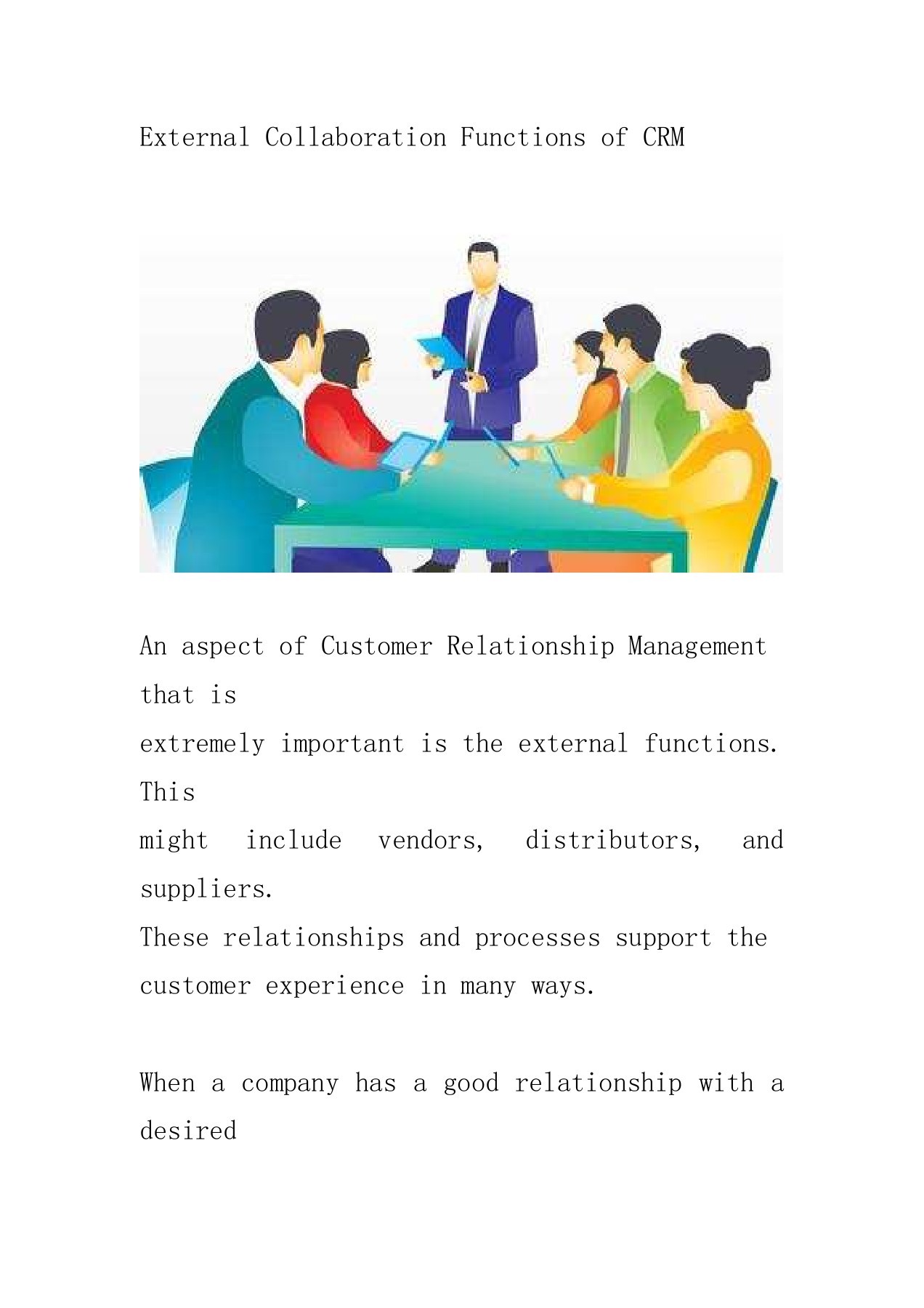 External Collaboration Functions of CRM - becky - Page 1 - 4 | Flip PDF ...