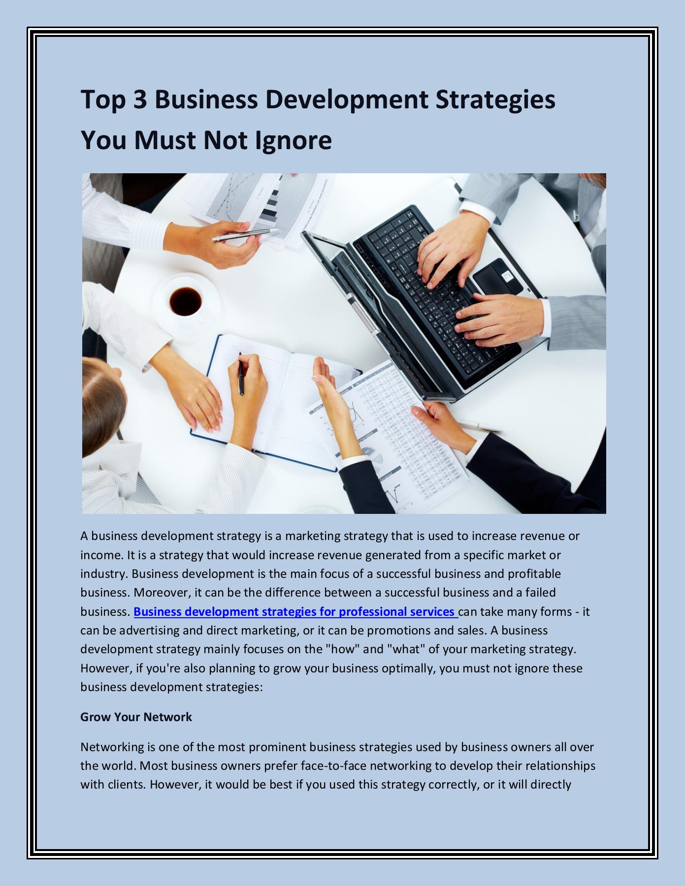 Top 3 Business Development Strategies You Must Not Ignore ...