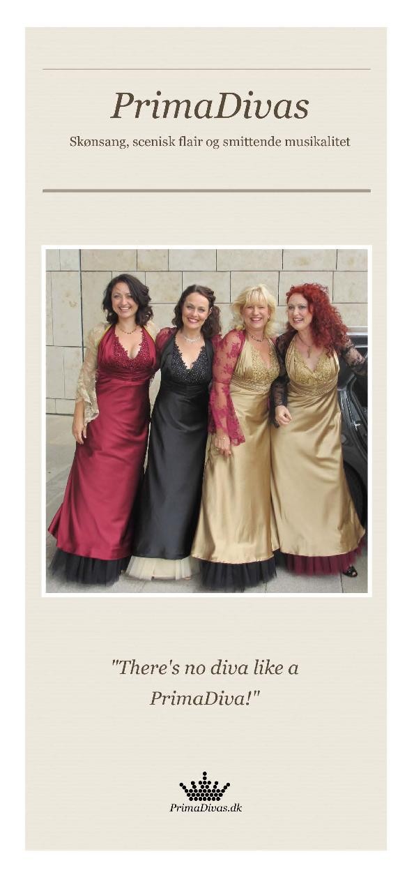 PrimaDivas Promo Brochure - pianocarol - Page 1 - 4 | Flip PDF Online ...