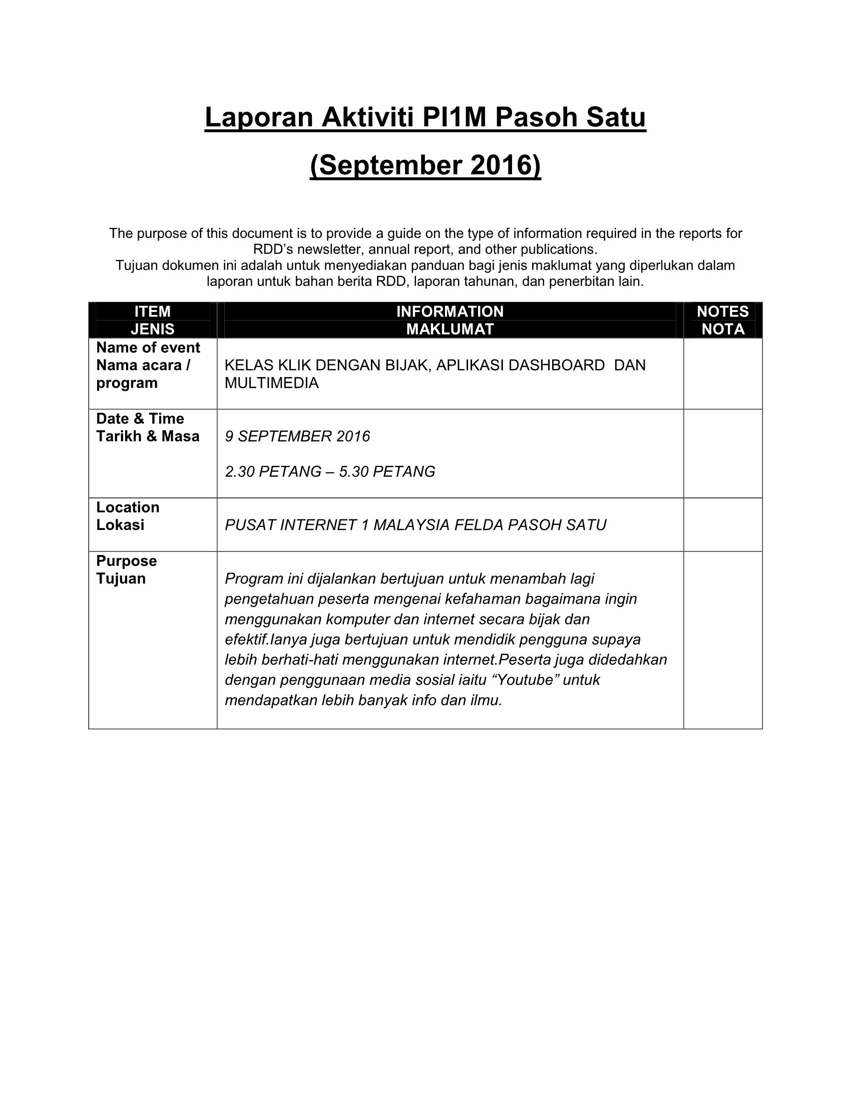 Event / Activity Report - Syukriyah1705 - Muka Surat 1 - 17 | Membalik ...